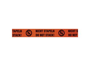 4251924717451 - Warn-Klebeband Aufdruck NICHT STAPELN DO NOT STACK! VE 3 Stk Bandbreite 50 mm ab 20 VE