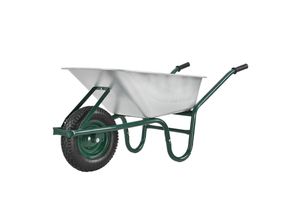 4260565522492 - Schubkarre Garden - 100 Liter Volumen - 210 kg - Luftreifen mit Metall Felge - Wanne verzinkt - Garten Karre Schiebkarre Transportkarre - Juskys