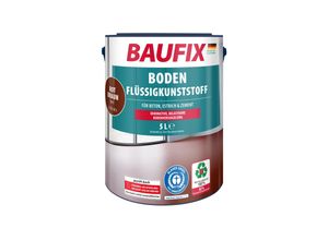 4014505034213 - BAUFIX Boden-Flüssigkunststoff rotbraun matt 5 Liter Beton- und Bodenfarbe