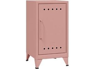 5020073854077 - Stahlschrank Fern Mini FERMINRH620 pastelpink 380 x 400 x 725 cm aufgebaut 5020073854077 BISLEY