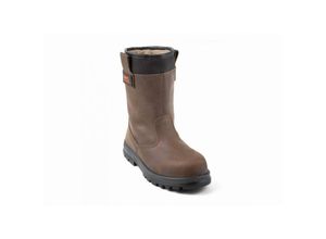 3660542894399 - Gaston Mille - kama S3 ci Gefütterte Stiefel aus braunem Leder Stahlkappe und Sohle-39