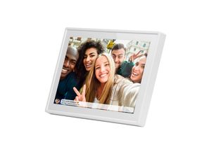 4000567212591 - Braun Phototechnik DigiFrame 1019 WiFi weiss Digitaler Bilderrahmen 257 cm 101 Zoll EEK C (A - G) 1280 x 800 Pixel 16 GB Weiß