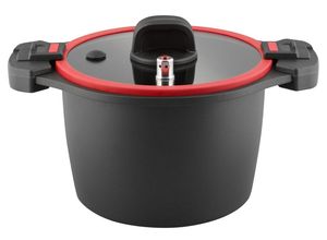 4006925907079 - Dampfgartopf ELO Töpfe Gr 6 l + Ø 24 cm + Höhe 16 cm schwarz Weitere Töpfe Dampfkochtopf Ø 24 cm 6 Liter Induktion