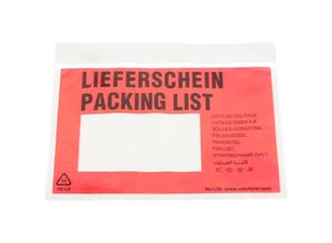 4251924711794 - Dokumententaschen Premium light mit Fenster Aufdruck Lieferschein VE 250 Stk C6 Anklebeverschluss ab 10 VE ratioform