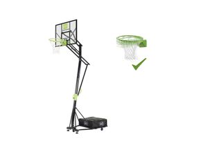 8718469464449 - Exittoys - Exit Basketballkorb Galaxy mit Ständer Schwarz 112x305 cm