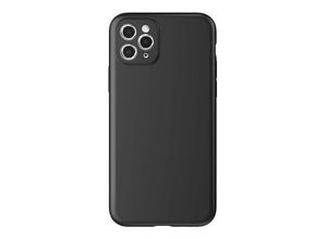 4255698221466 - Markenlos - Silikon Hülle Basic kompatibel mit zte Blade V41 Smart Case tpu Soft Handy Cover Schutz Schwarz - Transparent