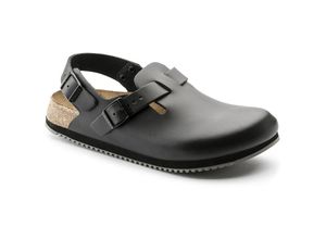 4013871084945 - Clog Tokio Super Grip Naturleder schwarz Weite normal Größe 39 - Birkenstock