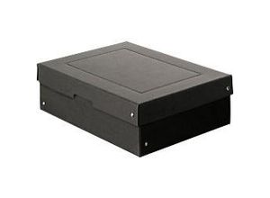 4014481245085 - Archivbox PURE Box Black A4 für bis zu 1250 Blatt mit Beschriftungsfeld L 320 x B 240 x Füllhöhe 100 mm Blauer Engel FSC®-Pappe schwarz