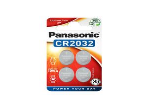 5410853058663 - Batterie Lithium Knopfzelle CR2032 3V (CR-2032EL 4B) - Panasonic