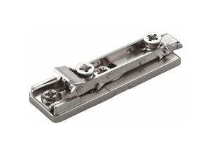 4251540148578 - So-tech - Salice Blitz-Montageplatte Linear H0 Exzenterverstellung mit Euroschrauben Nickel matt - Color