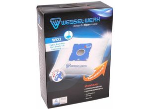 4260298420751 - Wessel Werk - 4 x WO2 = Swirl Y101 Y201 Staubsaugerbeutel für Dirt Devil Samsung aeg Grundig Privileg