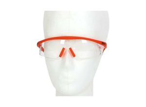 4260249449282 - B533 Sicherheitsbrille Schutzbrille - Klarglas mit Logo - Fuxtec