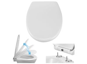 Image of WC Sitz Duroplast Absenkautomatik Toiletten Deckel Klo Brille Schnellverschluss