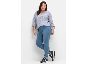 4054697843903 - Große Größen Jeggings in Power-Stretch-Qualität mit Schlupfbund blue Denim Gr44