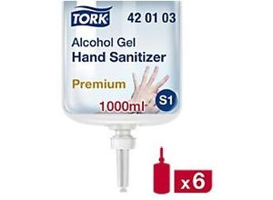 7322540754131 - Tork Desinfektionsgel S1 System VAH gelistet Feuchtigkeitsspendendes Händedesinfektionsmittel mit breitem Wirkspektrum 1 Karton = 6 Flaschen à 1 Liter