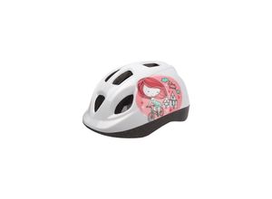 5604415083068 - POLISPORT Kinder Princess Helm weiß pink Größe XS - weiss - - unisex