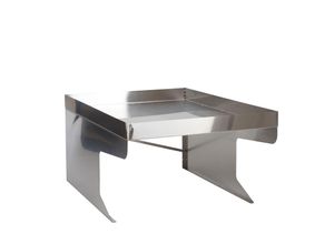 4057651541143 - XL Mähroboter-Garage mit Pflanzkasten MCW-G60 Dach Unterstand für Rasenmäher Metall 47x70x100cm ~ Edelstahl