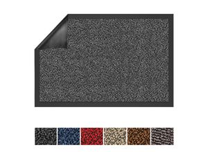 4251041610703 - Floordirekt - Schmutzfangmatte sky Anthrazit 200 x 200 cm - Anthrazit