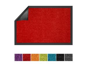 4066088263894 - Floordirekt - Schmutzfangmatte Use&Wash Rot 15 200 x 200 cm - Rot