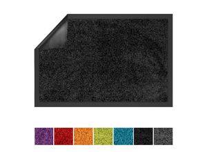 4066088263672 - Floordirekt - Schmutzfangmatte Use&Wash Schwarz 1000 200 x 200 cm - Schwarz