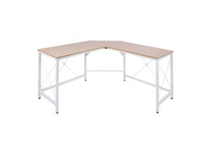 4250871277551 - Winkelschreibtisch 150 x 150 x 76 cm (LxBxH) Bürotisch Arbeitstisch Computertisch PC-Tisch