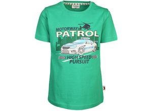 4061386212032 - SALT AND PEPPER - T-Shirt MOTORWAY PATROL in bright green Gr92 98