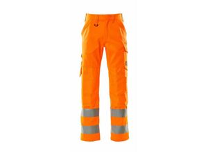 5711074522941 - Warnschutzhose safe light mit Knietaschen geraldton 16879 Gr 98 warnorange - warnorange - Mascot