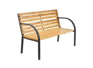 4260565520788 - Gartenbank Modena – 2-Sitzer Sitzbank mit Armlehnen & Rückenlehne – 120x62x82 cm