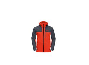 4064993498981 - JACK WOLFSKIN Herren Wanderjacke Go Hike Hoodie rot Größe M 1114051