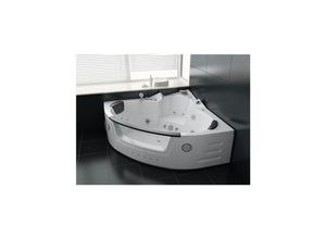 4260307169527 - PureHaven Whirlpool 152x152 cm elegantes Design Heizung Lichttherapie Soundsystem Reinigungsprogramm