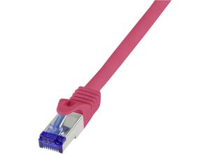 4052792056105 - LOGILINK C6A094S - Patchkabel Ultraflex Cat7-Rohkabel S FTP rot 10 m