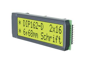 4016138044362 - Unbekannt - display visions LCD-Display Grün Gelb-Grün (b x h x t) 68 x 268 x 108 mm EADIP162-DNLED