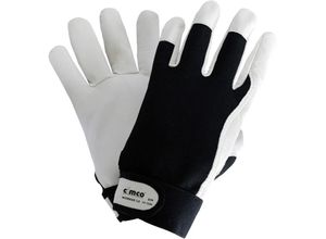 4021103064290 - Worker 20 schwarz weiß 141244 Nappaleder Arbeitshandschuh Größe (Handschuhe) 8 m en 388 1 - Cimco