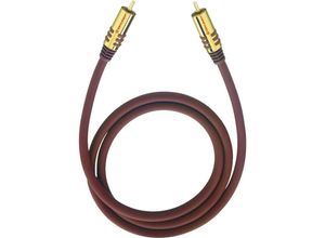 4003635205334 - Cinch Audio Anschlusskabel [1x Cinch-Stecker - 1x Cinch-Stecker] 300 m Bordeaux vergoldete Steckkontakte NF Sub