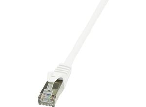 4052792021868 - Patchkabel Kat 6 f utp 200 m wei foliengeschirmt 4 x 2 awg 26 7 Belegung 11 cca Ader - 1 Stck (CP2111S) (CP2111S) - Logilink