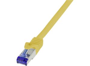 4052792056358 - LOGILINK C6A017S - Patchkabel Ultraflex Cat7-Rohkabel S FTP gelb 025 m