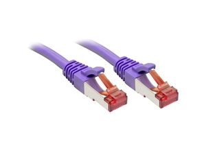 4002888478298 - 47829 RJ45 Netzwerkkabel Patchkabel cat 6 s ftp 1500 m Violett mit Rastnasenschutz 1 St - Lindy