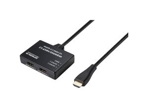 4064161168524 - SP-9443508 1+2 Port HDMI-Splitter Schwarz - Speaka Professional