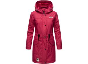 4059072342118 - NAVAHOO Damen Outdoorjacke modischer Outdoor Regenmantel Deike