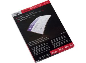 0033816048065 - Laminiertasche GBC HighSpeed™ glänzend Folienstärke 75 µm VE 100 Stk für Format A4