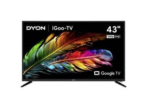 4260552544216 - iGoo-TV 43F LED-TV 1092 cm 43 Zoll EEK F (A - G) CI+ DVB-C DVB-S2 DVB-T2 Full HD Smart TV WLAN Schwarz