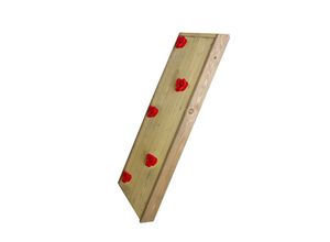 8717973937401 - Kletterwand Braun für Spielturm oder Stelzenhaus | Kletterwand aus Holz - 132 cm - Braun - AXI