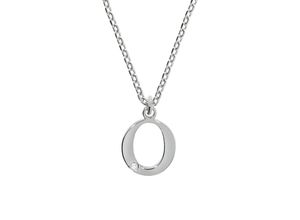 4006046346177 - Anhänger mit Kette 925 - Sterling Silber Diamant weiß 45+3cm Glänzend 0008ct