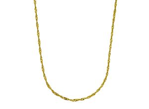 4006046232357 - Collierkettchen FASCINATION BY ELLEN K Gold 375 Singapurkette 43cm Halsketten Gr 43cm Gold Länge 43 cm Breite 11 mm gelb Damen Colliers