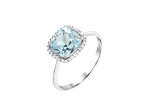 4006046381819 - Fascination by Ellen K Ring 375 - Gold Blautopas beh blau Glänzend 230ct (Größe 018 (570))