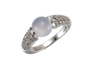 4006046257817 - Jamelli Ring 925 - Sterling Silber Chalcedon hellblau Glänzend (Größe 056 (178))