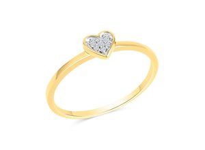 4006046348621 - Ring 585 - Gold Brillant weiß Glänzend 0025ct (Größe 050 (159))