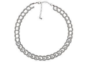 4039787006284 - Modeschmuck Collierkette Metall Glasstein 52 Glänzend