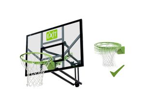 8718469464425 - Exit Toys - exit Galaxy Basketballkorb zur Wandmontage mit Dunkring - grün schwarz - Grun