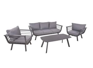 4041908117748 - Sitzgarnitur Sitzgruppe Holz Garten Lounge Set Gartenmöbel Massiv Tisch Sofa